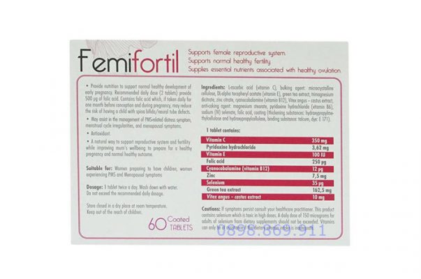 Review Thuốc Femifortil Có Tác Dụng Gì? Có Tốt Không? Giá Bao Nhiêu?